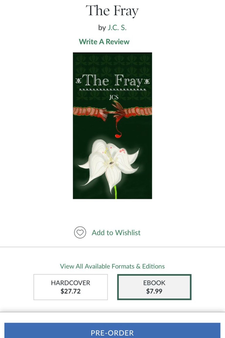 🥀The Fray – Pre-Order!🥀 – The Heiress JCS